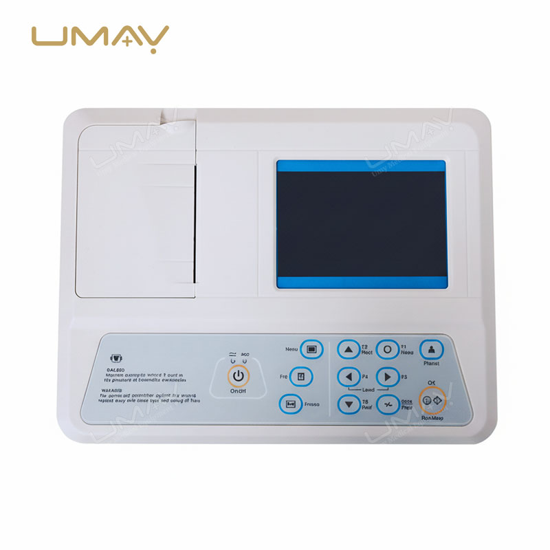Electrocardiograph Machine 3-channel with Real-Time ECG Display and ...