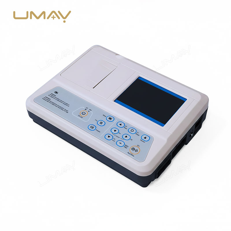 Electrocardiograph Machine 3-channel with Real-Time ECG Display and ...