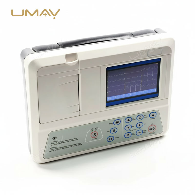 Electrocardiograph Machine 3-channel with Real-Time ECG Display and ...