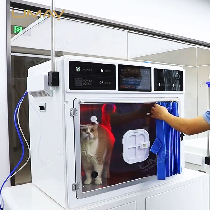 Veterinary Oxygen Therapy Cabin with Temperature Control System for Pet ...
