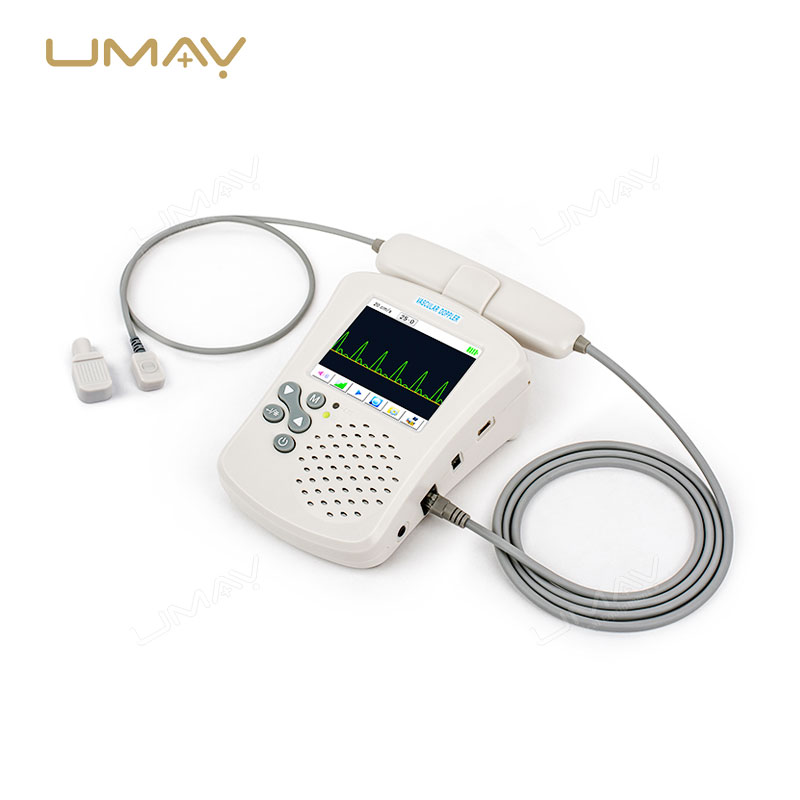 Handheld Vascular Doppler 8MHz Pocket Device for Blood Flow Analysis