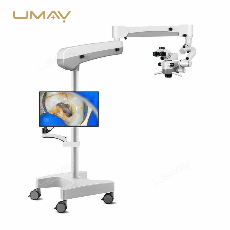 Digital Dental Operating Microscope with Trolley for Portable Dental ...